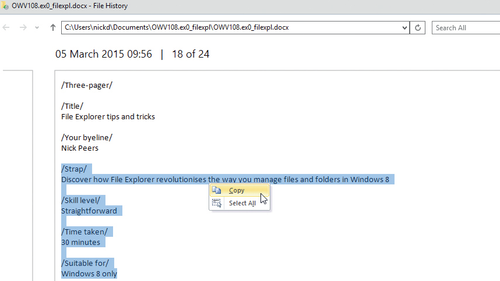 How to recover files in Windows 10 with File History | TechRadar