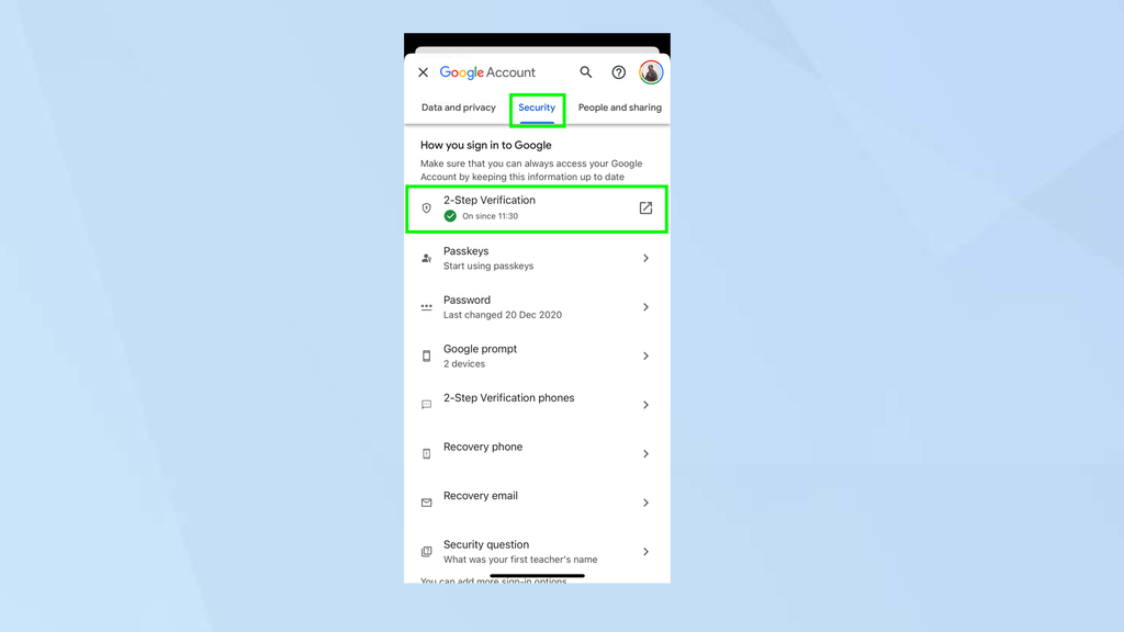 How to set up Gmail two-factor authentication | Tom's Guide