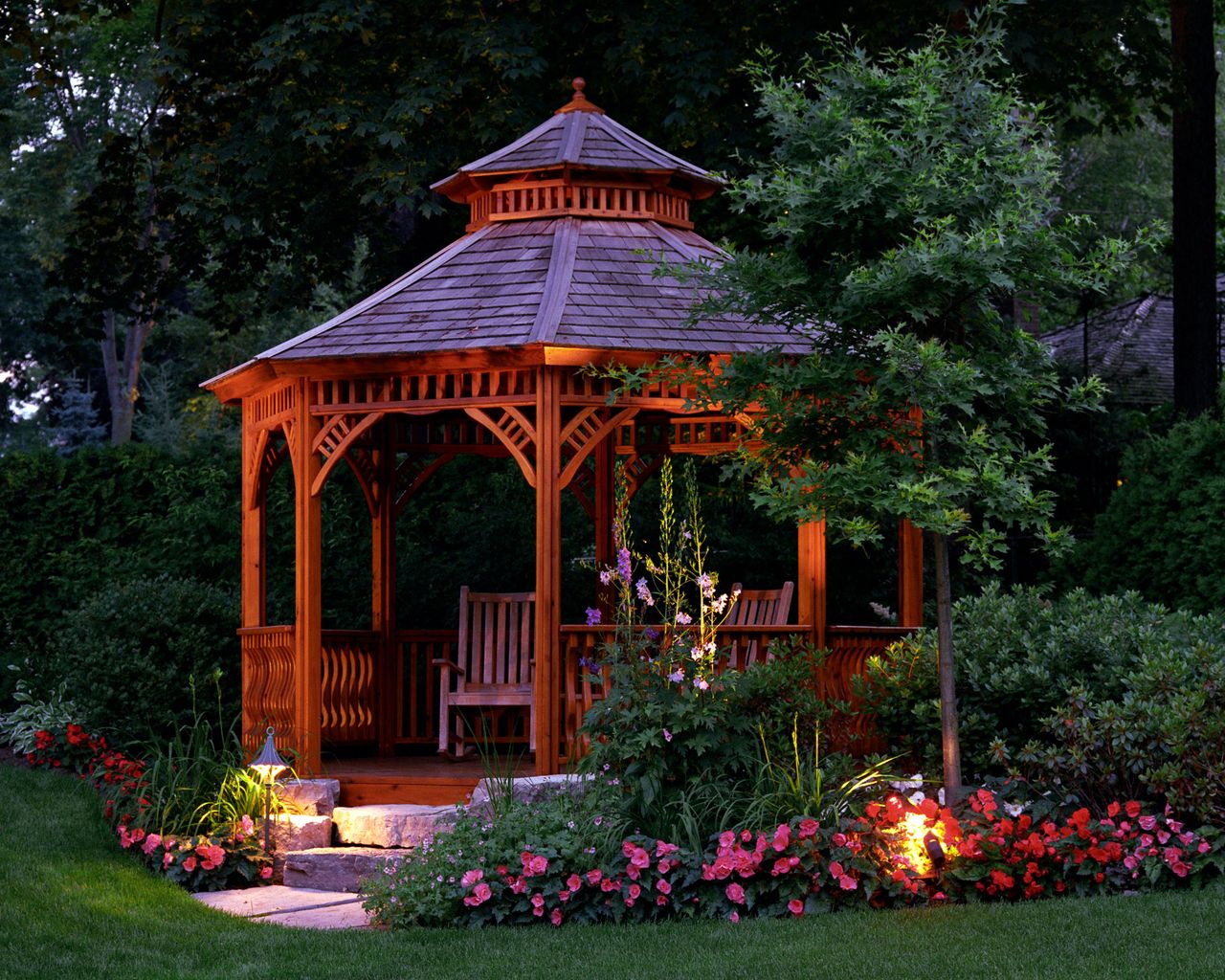 Gazebo lighting ideas: 10 ways to add sparkle and glow | Homes and Gardens