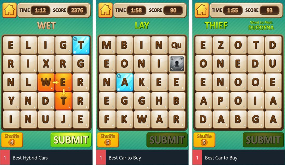 Word Drop Deluxe – a collection of word puzzles for Windows Phone and ...