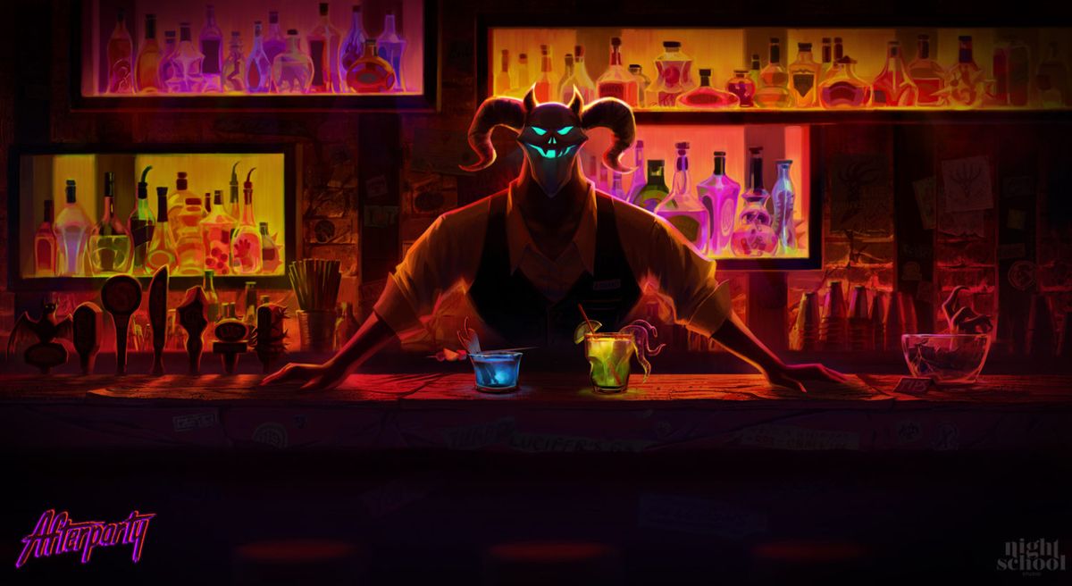 Afterparty, the game about outdrinking Satan, gets a debut trailer | PC ...