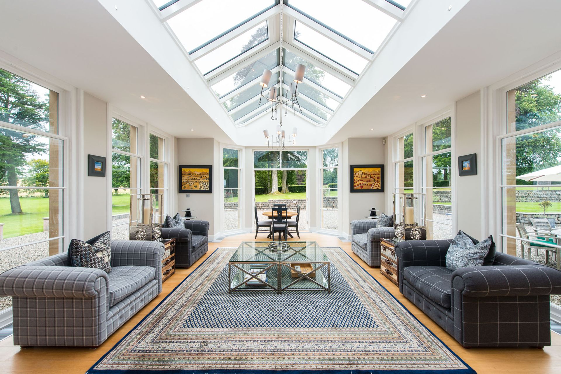 A grand Scottish country house presented in simply perfect style, with ...