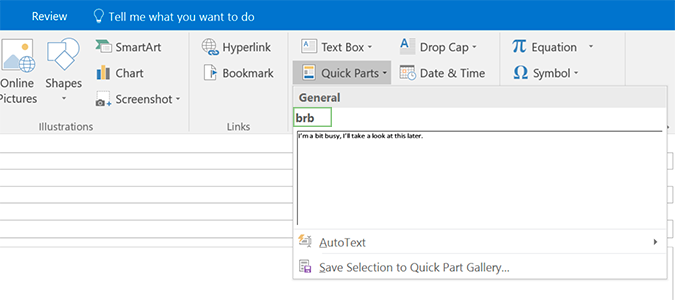 How to Set Up Canned Replies Using Quick Parts in Outlook | Laptop Mag