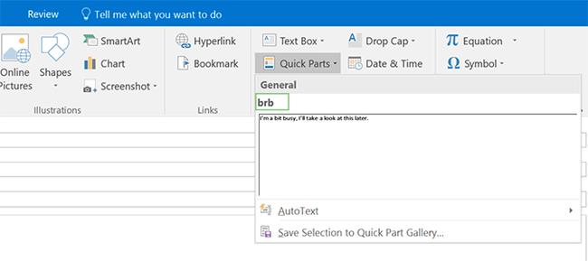 How to Set Up Canned Replies Using Quick Parts in Outlook | Laptop Mag