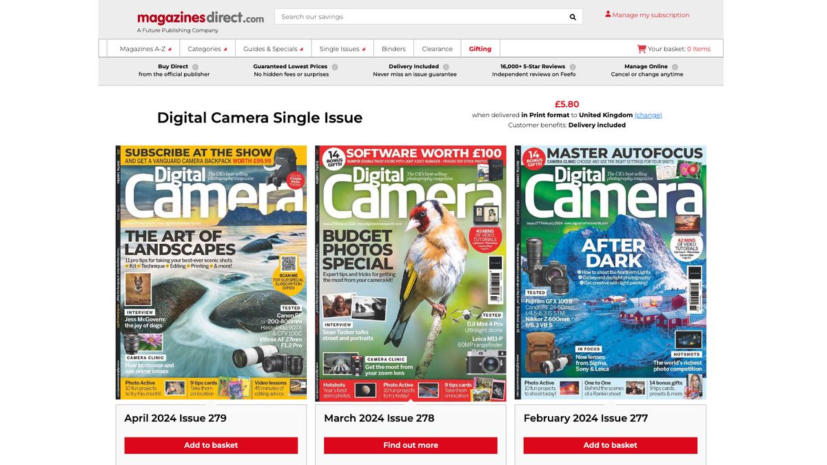 Get 15 bonus gifts with the April 2024 issue of Digital Camera ...