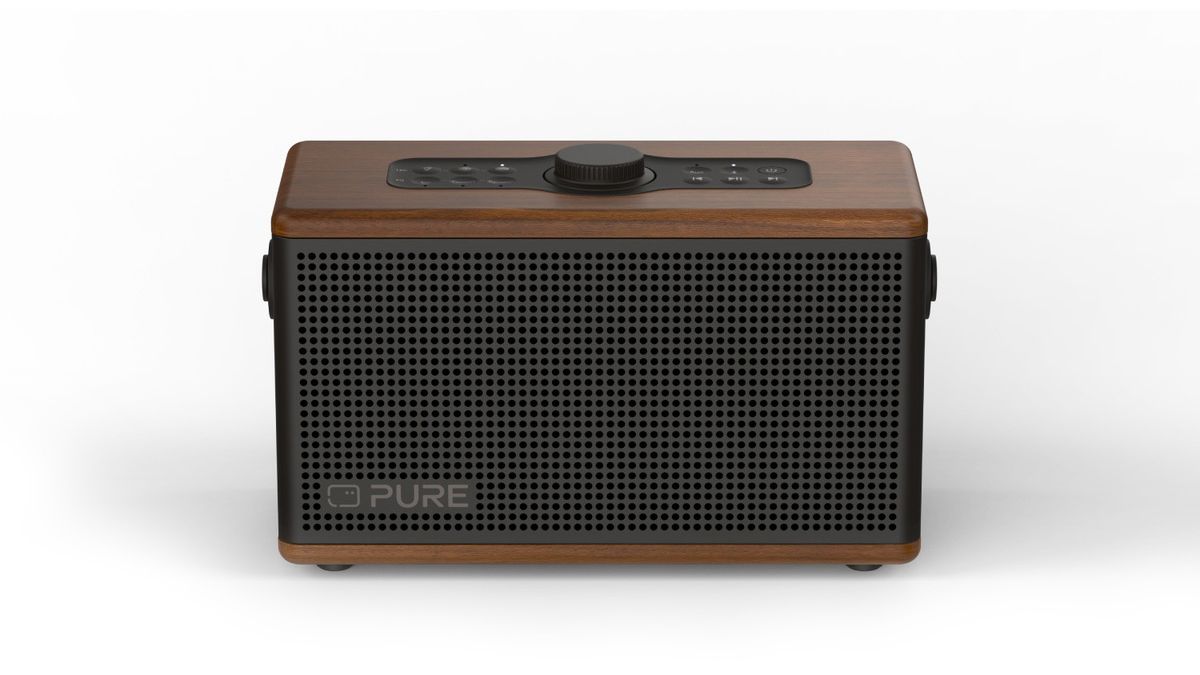 Pure Audio's portable Bluetooth speaker has an ambient lighting system ...