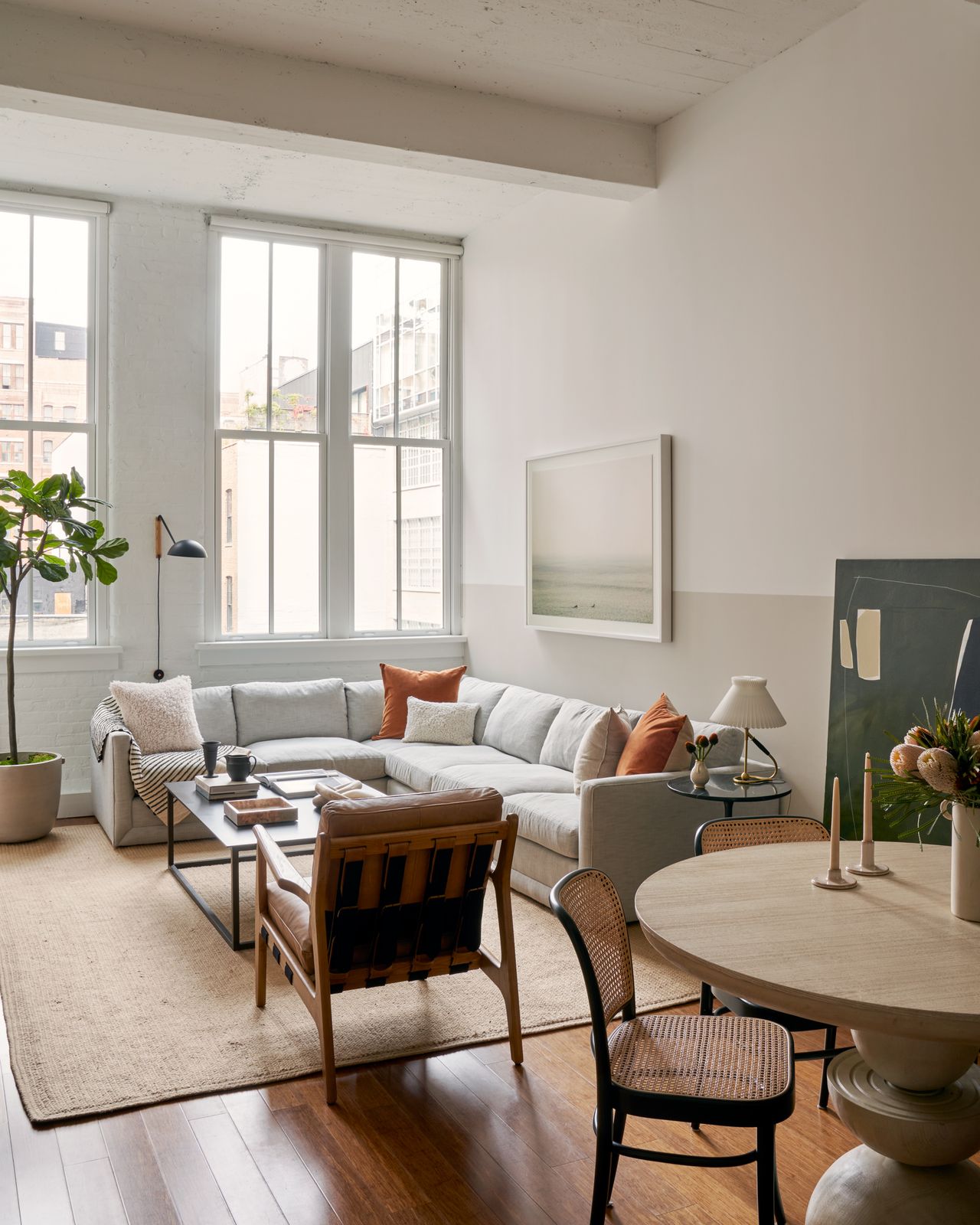 Should a living room rug match your couch or walls? | Livingetc
