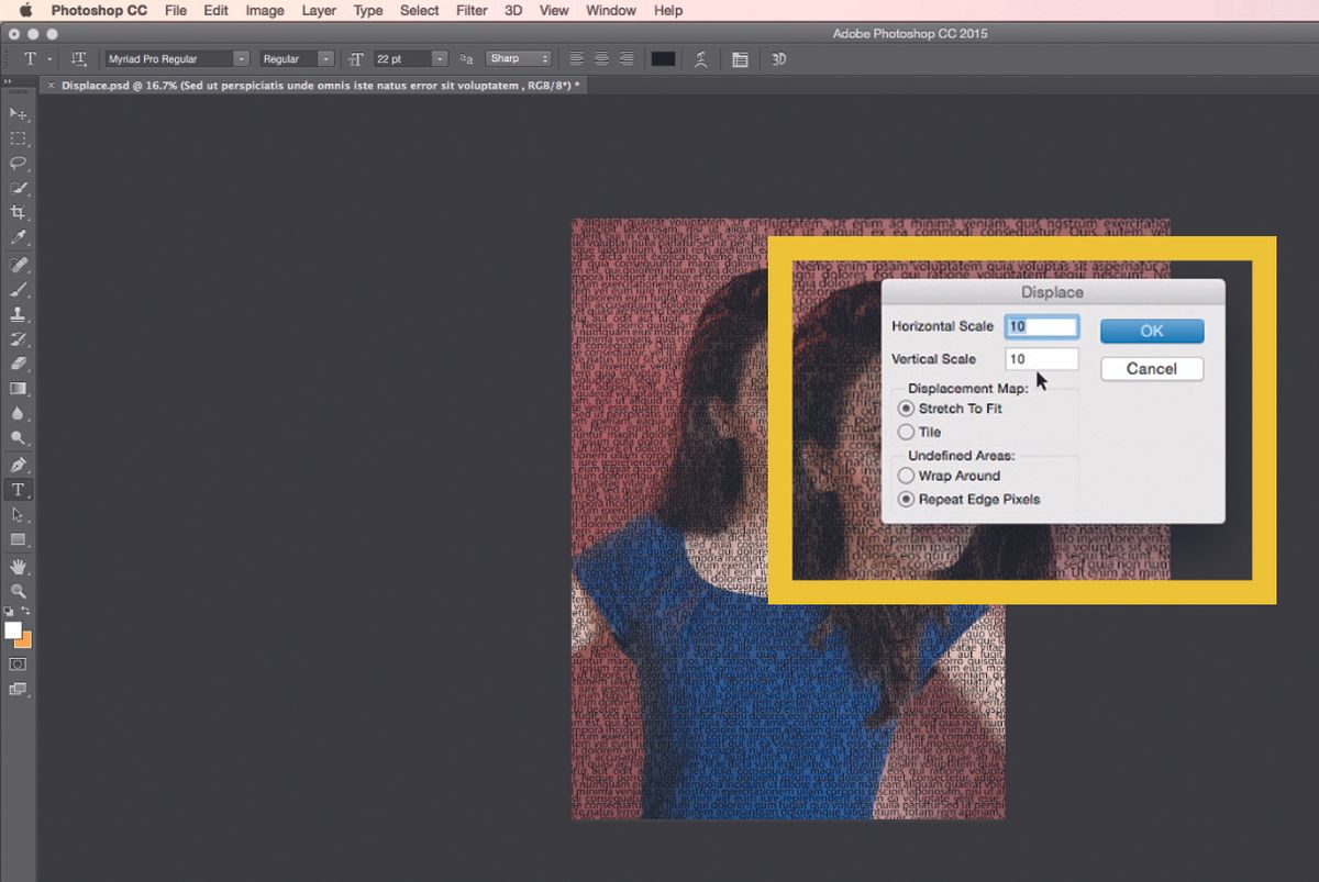 Learn how to merge text into portraits with this fun Photoshop project ...