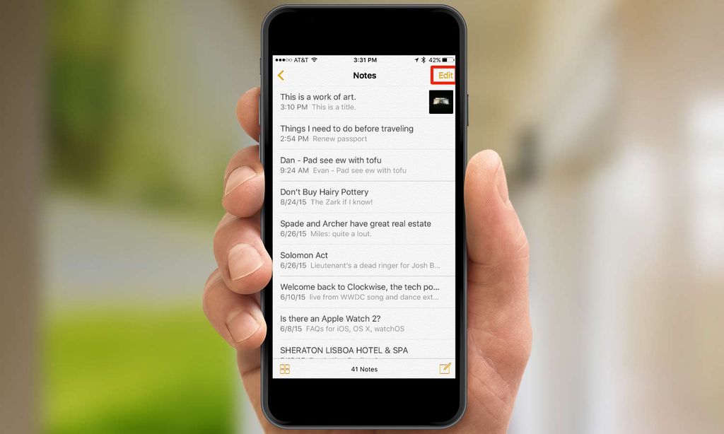 How to Manage Notes in iOS 9 | Tom's Guide