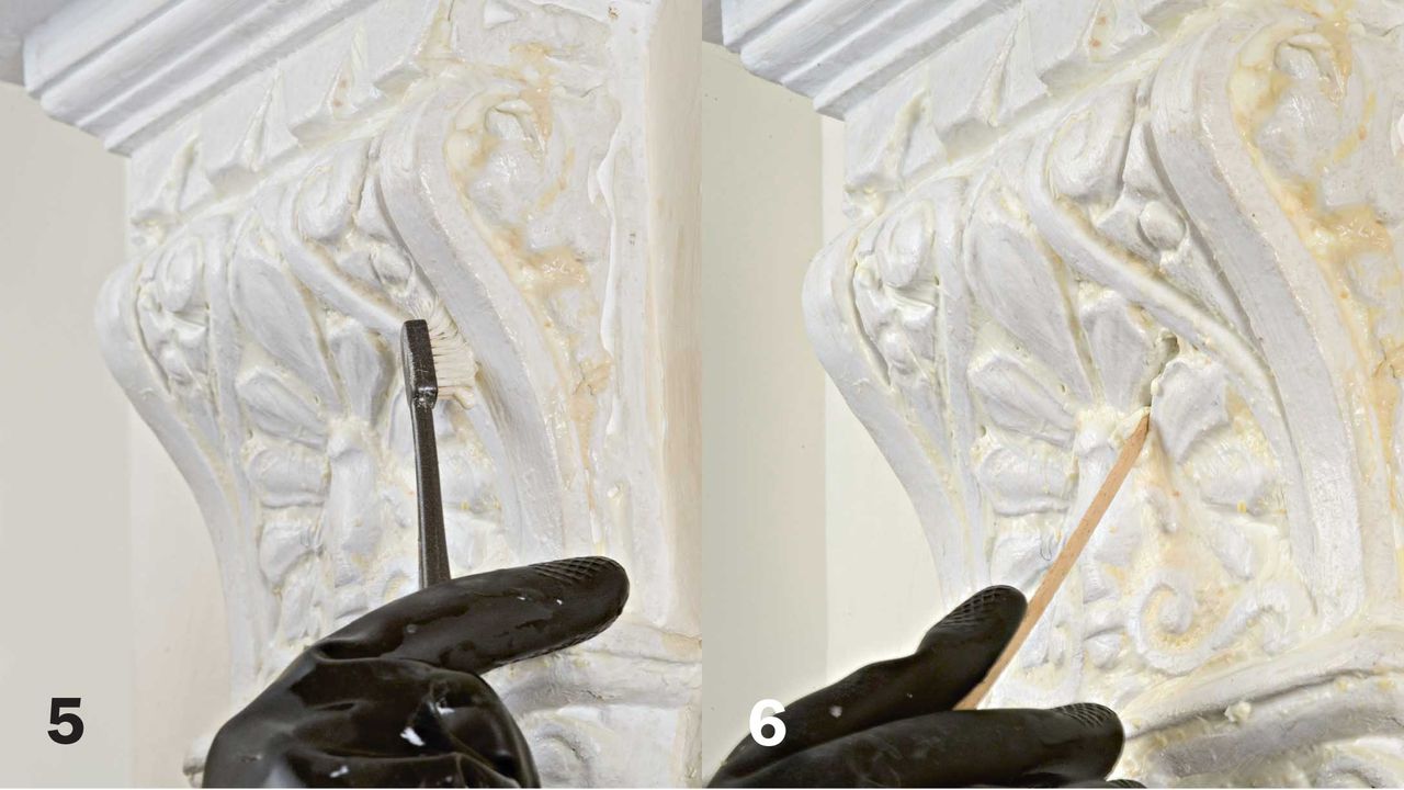 How to strip and repaint original plaster mouldings | Real Homes
