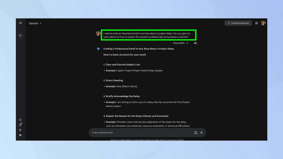 How to write smarter prompts in Gemini — 7 tips that get results | Tom ...