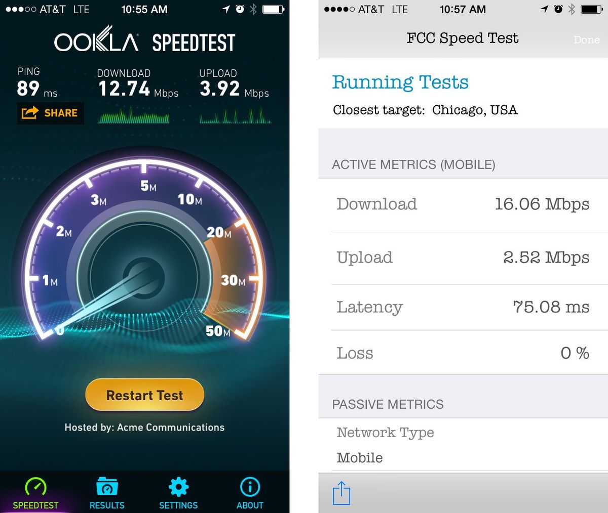 FCC Speed Test review: Measure your iPhone and iPad network performance ...