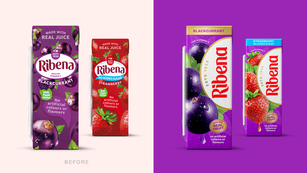Ribena's classy new look proves the power of the subtle rebrand ...