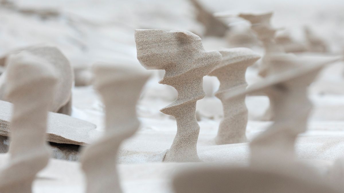 Weird sand 'chess pieces' dot Lake Michigan shore. Here's how they ...