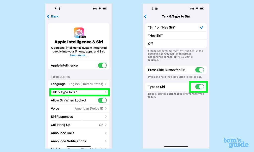 How to type to Siri on your iPhone in iOS 18.1 | Tom's Guide