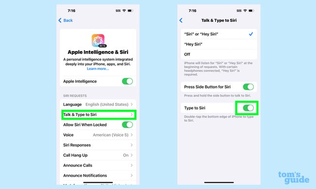 How to type to Siri on your iPhone in iOS 18.1 | Tom's Guide