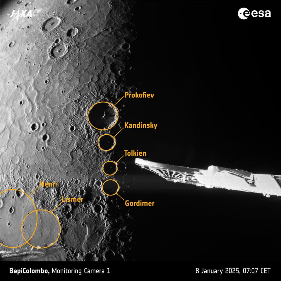 Mercury looks stunning in images from BepiColombo spacecraft's 6th and ...