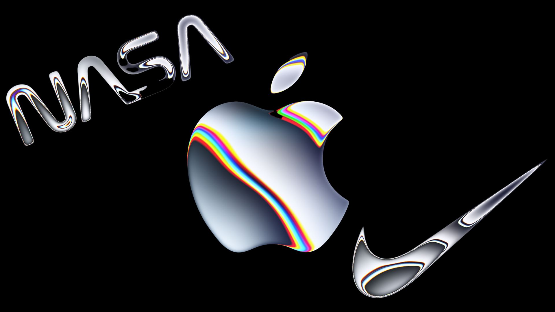 From Apple to Nike, I’m mesmerised by these hypnotising chrome logos ...