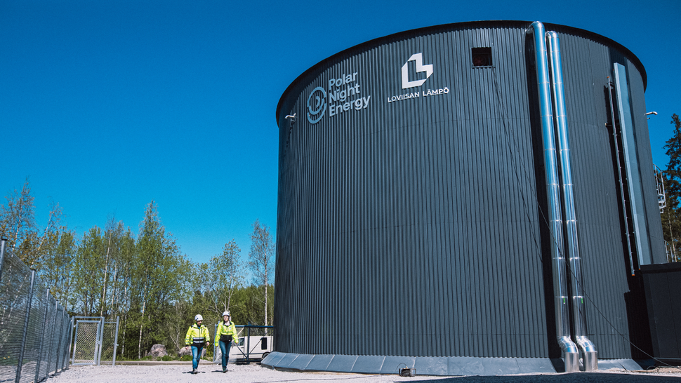 A scalding hot 'sand battery' is now heating a small Finnish town ...