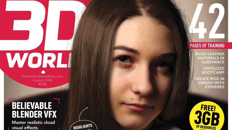 Master CG portraits in issue 236 of 3D World | Creative Bloq