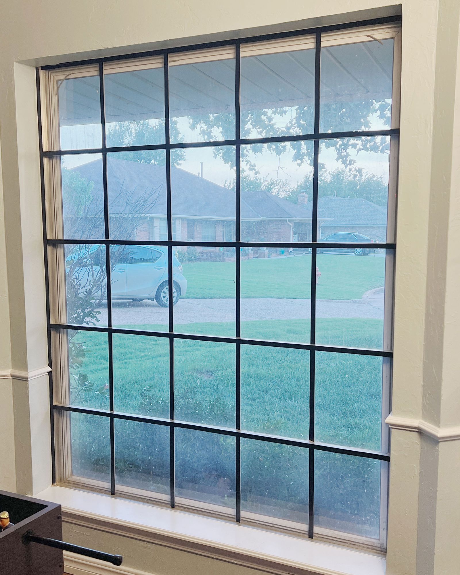 How to DIY Crittall-style windows using electrical tape | Real Homes