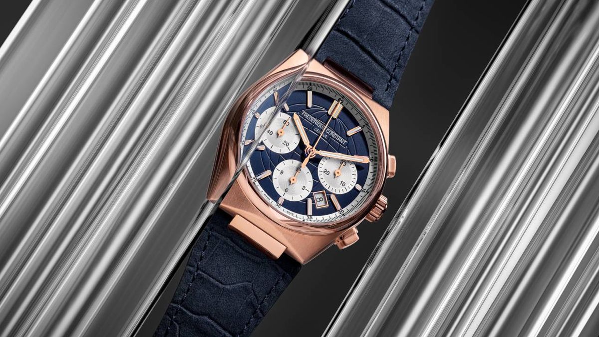 Frederique Constant unveils Highlife chronograph watch in rose gold and ...