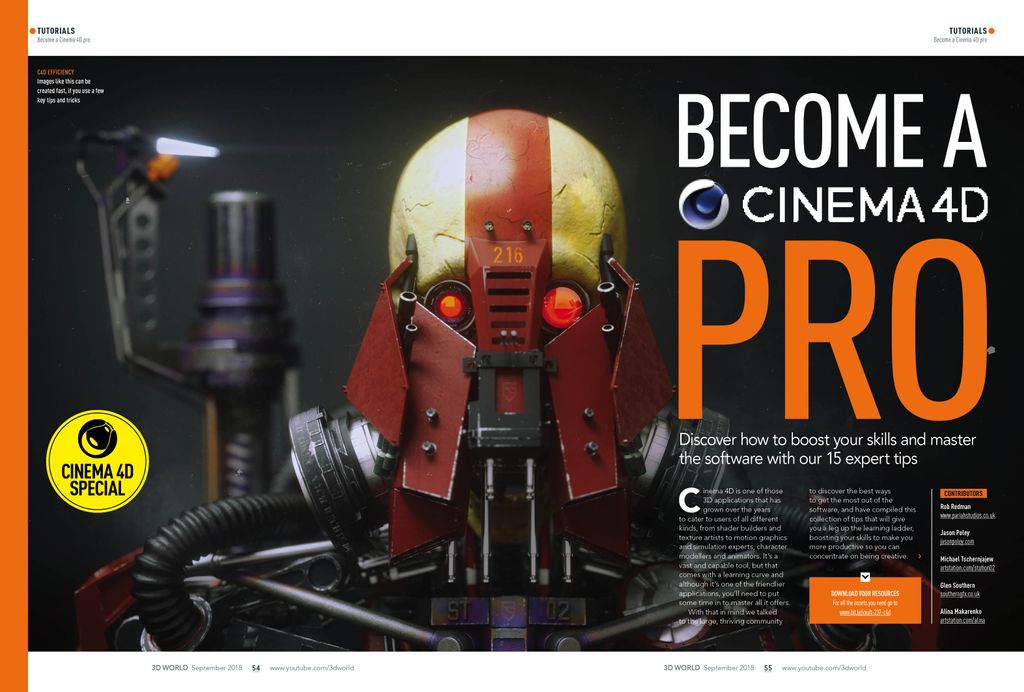 Become a Cinema 4D pro with issue 237 of 3D World | Creative Bloq