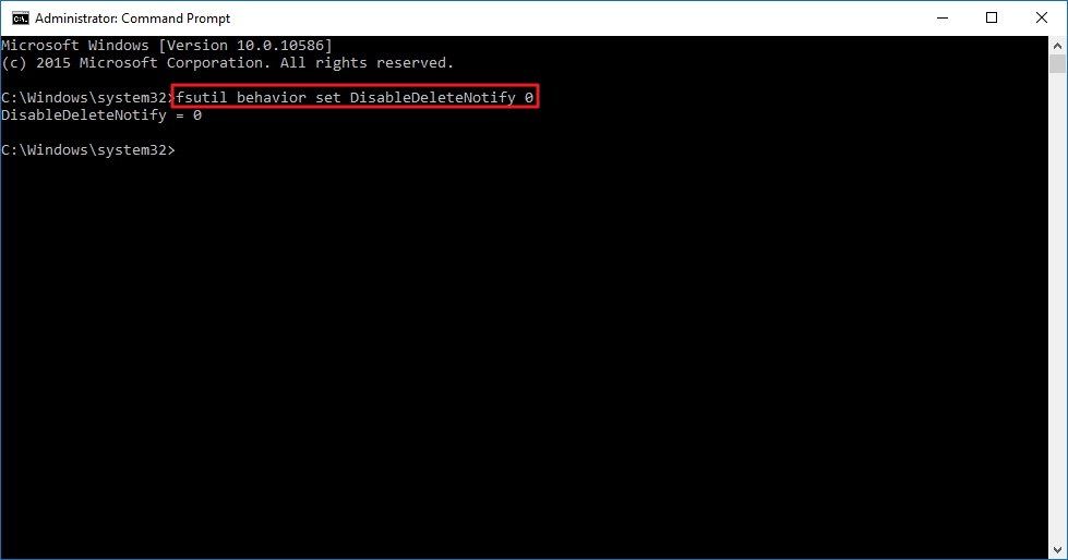 How to ensure TRIM is enabled on Windows 10 to keep an SSD at top ...