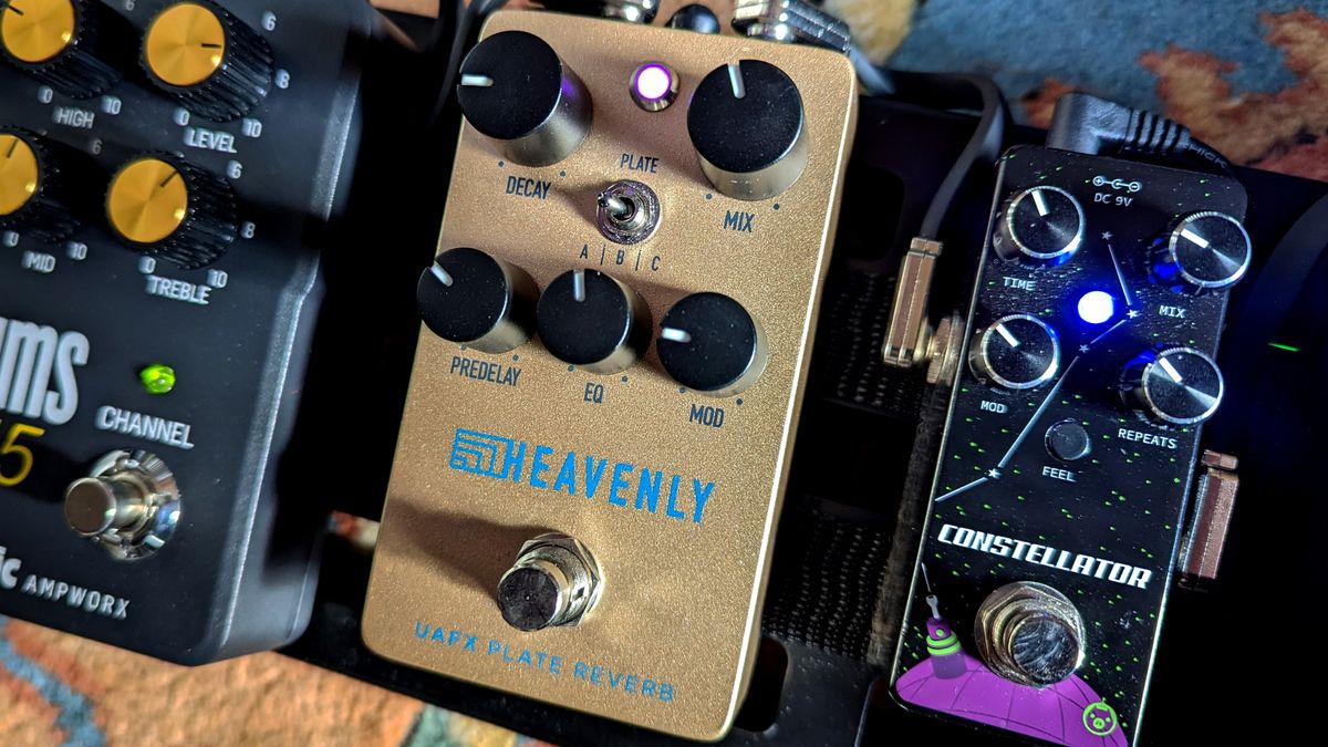 Universal Audio UAFX Heavenly Plate Reverb pedal review | MusicRadar