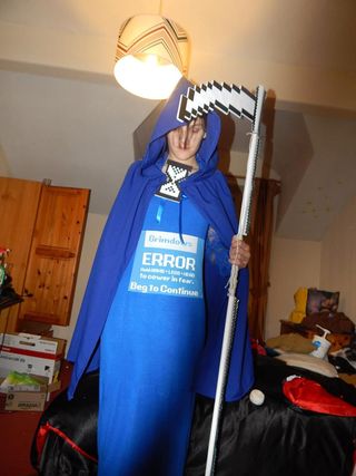 The blue screen of death costume is a classic | PC Gamer