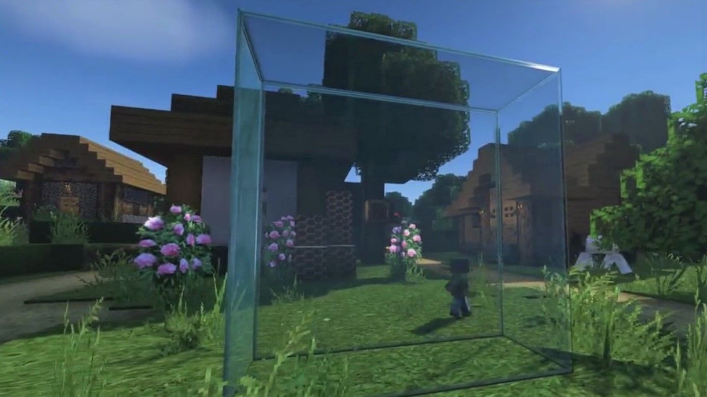 This realistic glass block in Minecraft is ludicrously impressive | PC ...