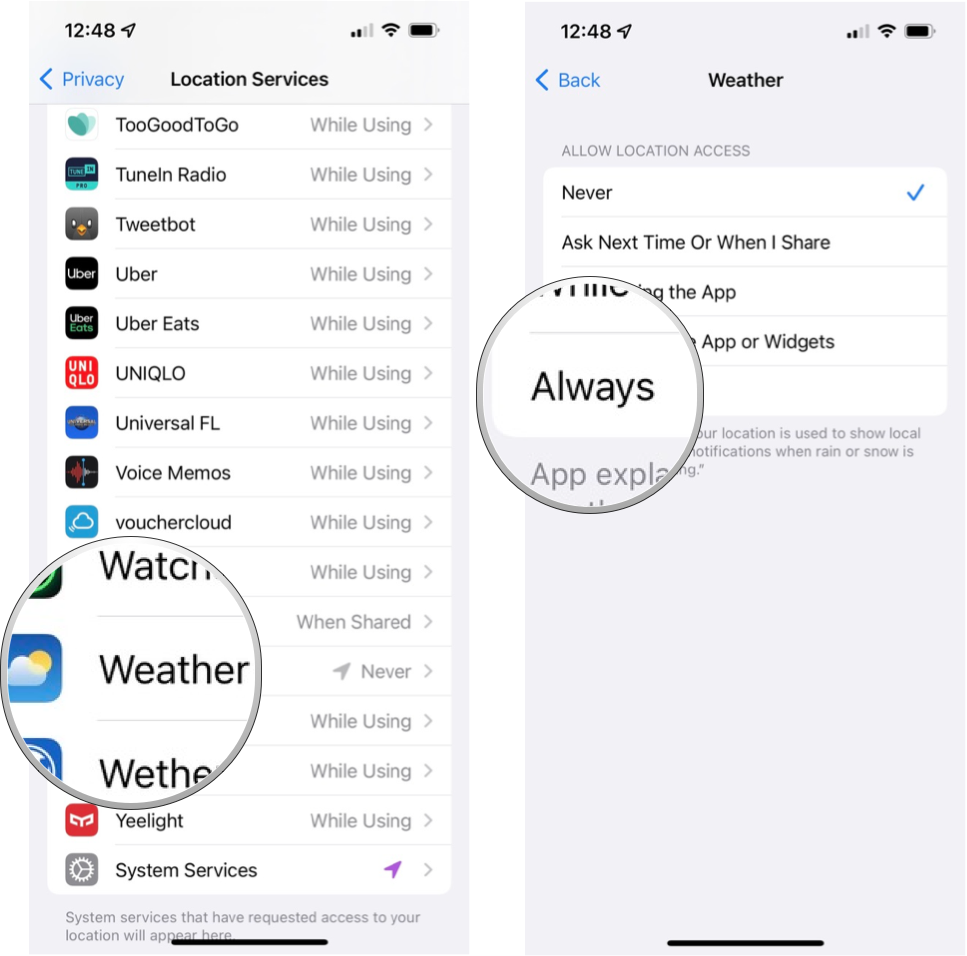 How to get real-time precipitation alerts in the Weather app for iPhone | iMore