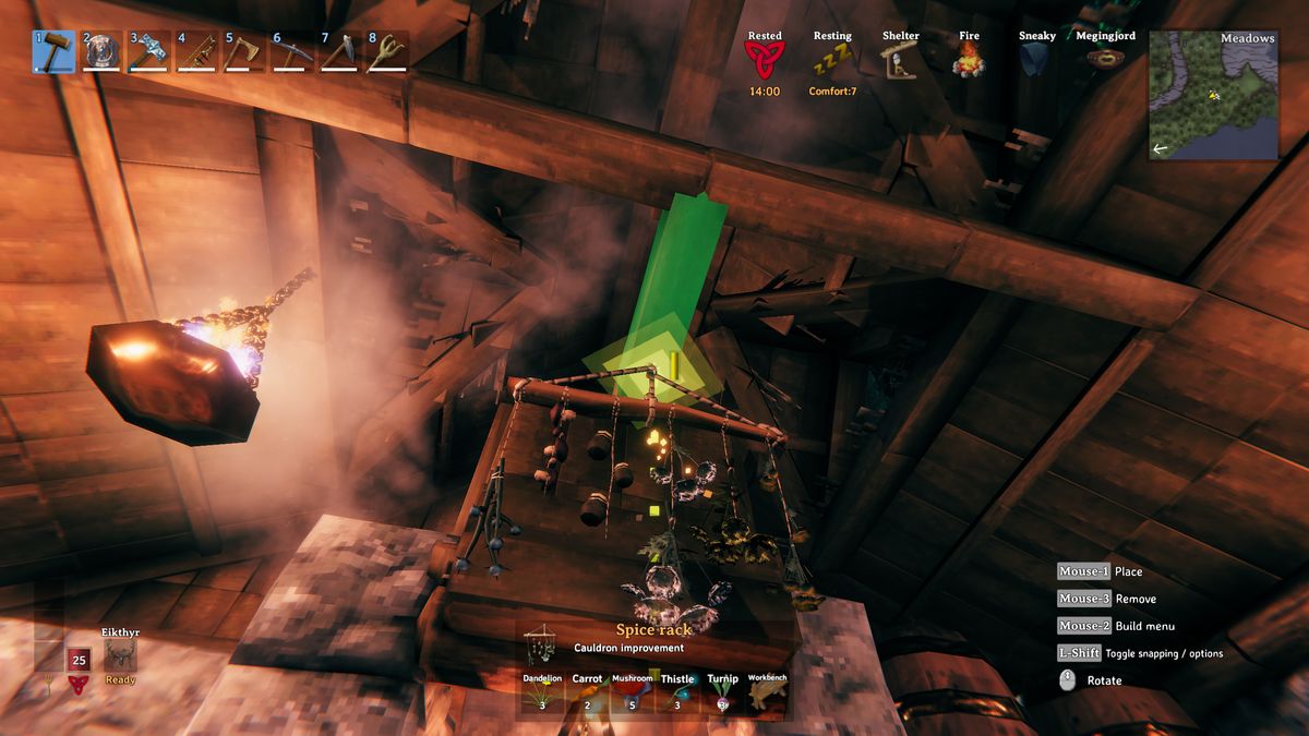Valheim spice rack: How to upgrade your cauldron | PC Gamer