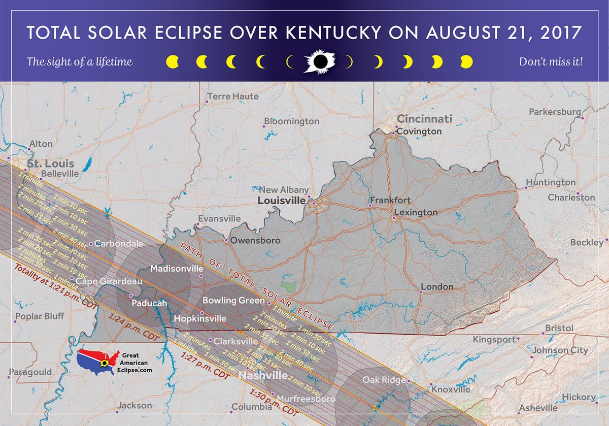 Path of Totality 2017 - August 21st Solar Eclipse Maps and Photo Guide ...
