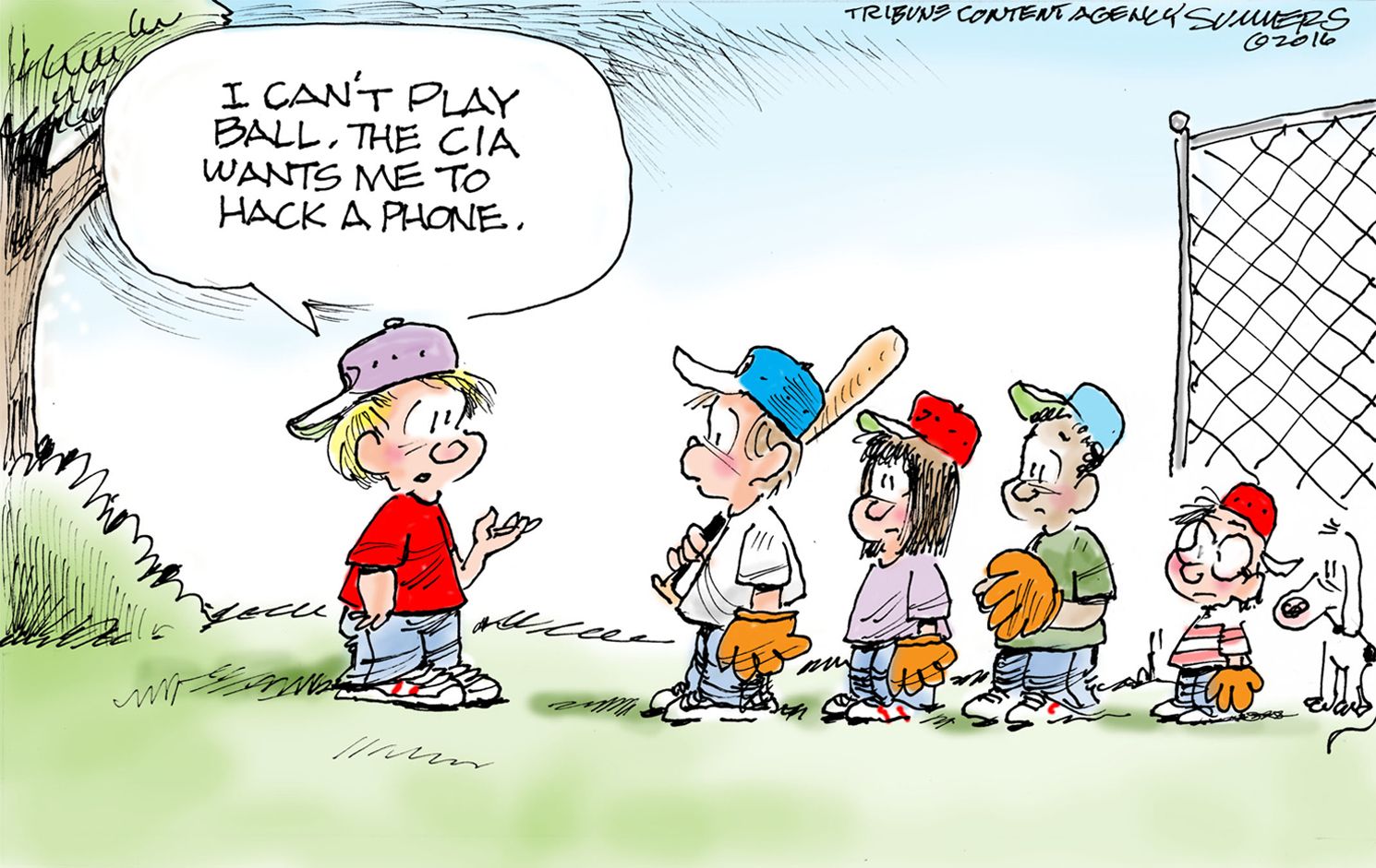 Editorial Cartoon U.S. CIA iPhone Hack 2016 | The Week