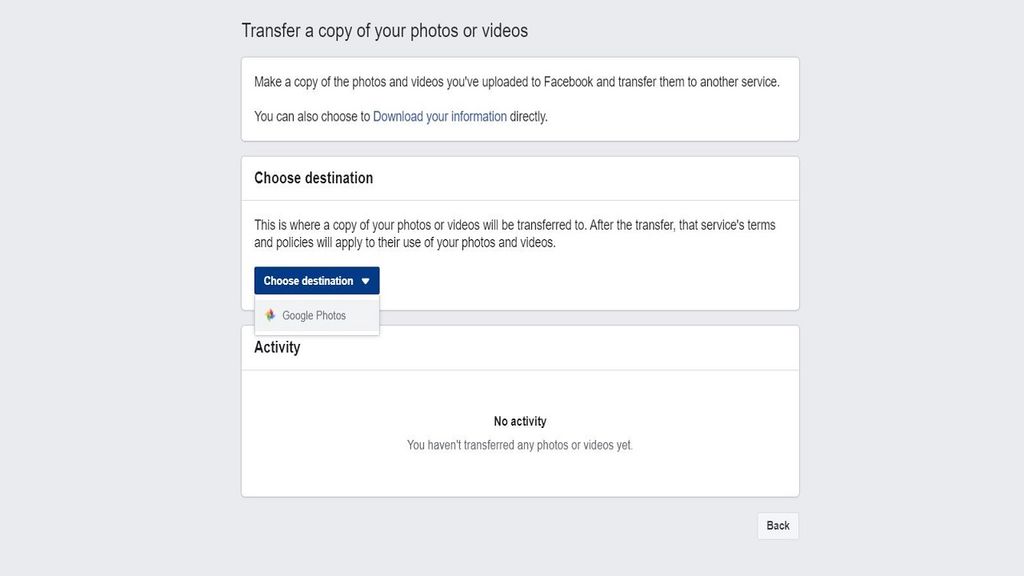 Facebook now lets you transfer images to Google Photos; Here’s how you ...