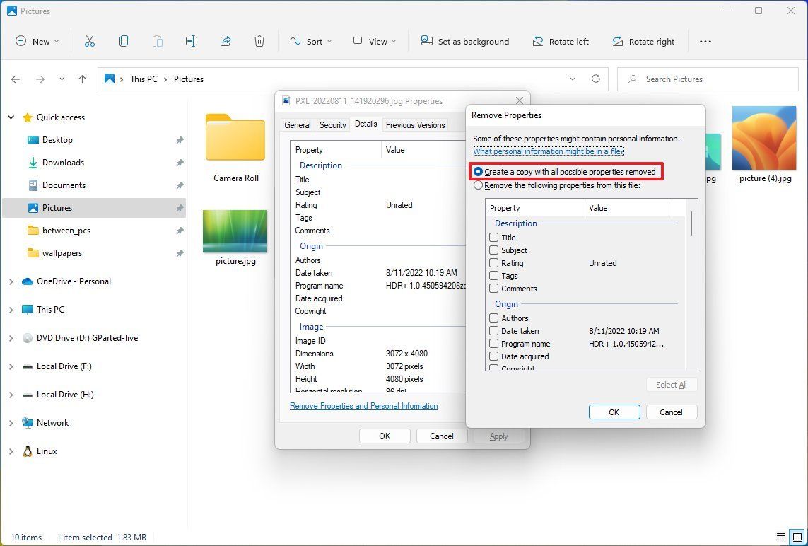 How to edit image metadata on Windows 11 | Windows Central