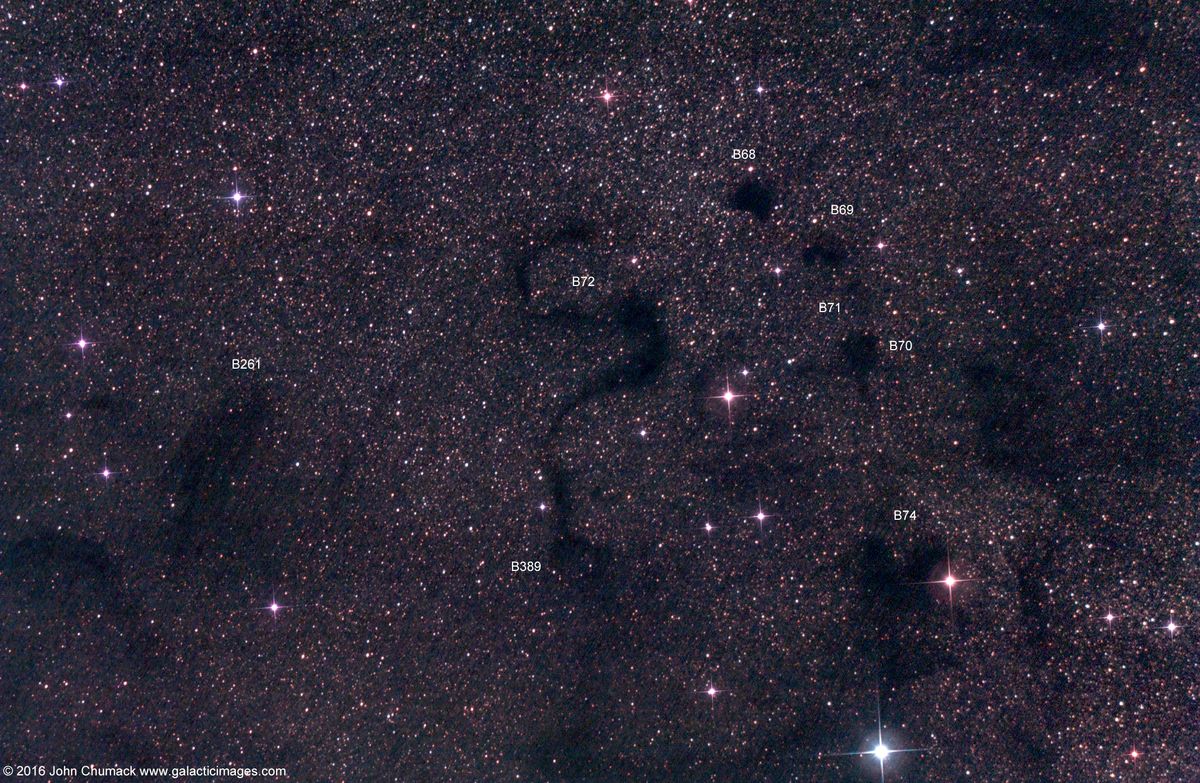 Photographer Captures a Dark Snake Nebula in the Night Sky | Space