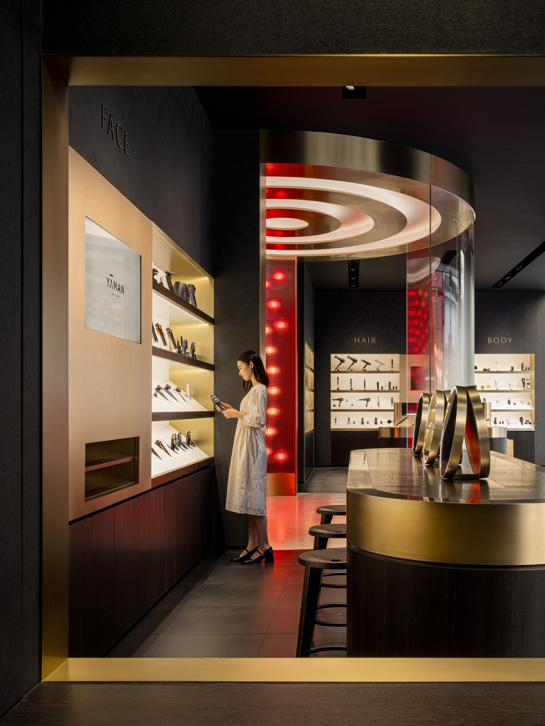 Ya-man Tokyo store opens, with futuristic interiors | Wallpaper