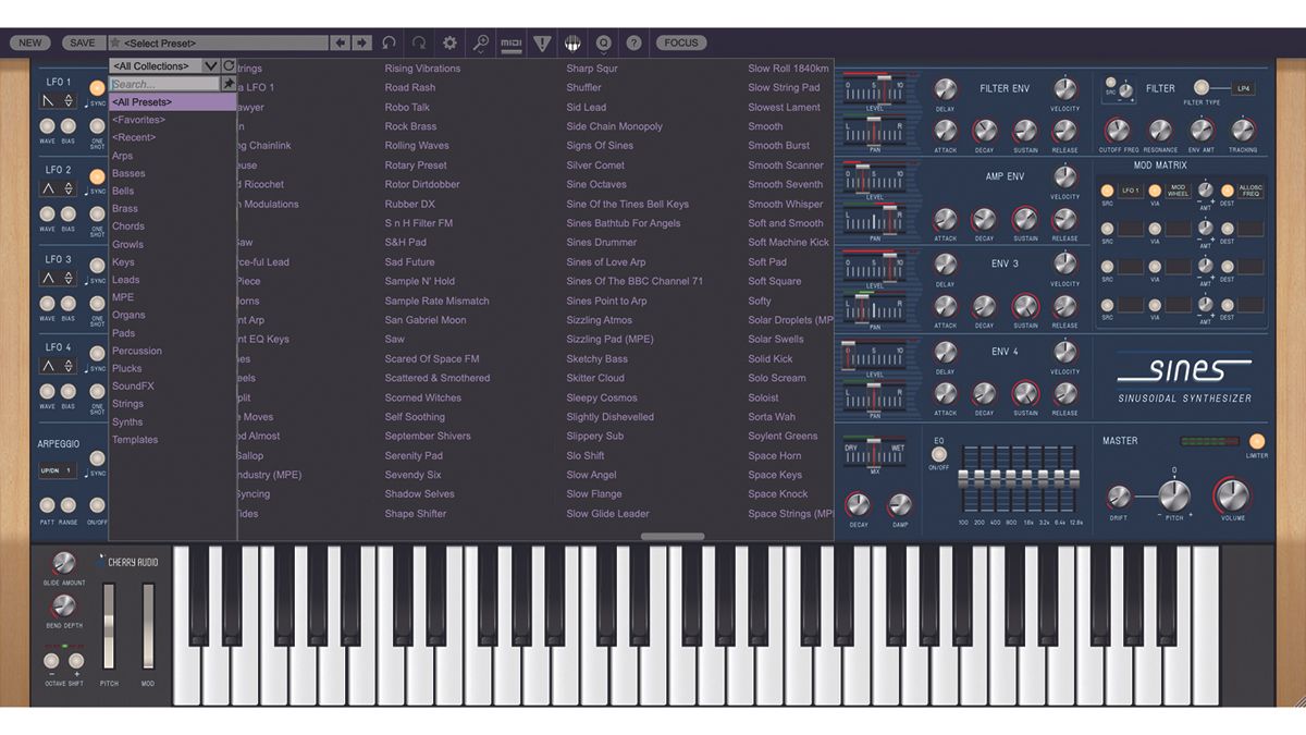 Cherry Audio Sines review | MusicRadar