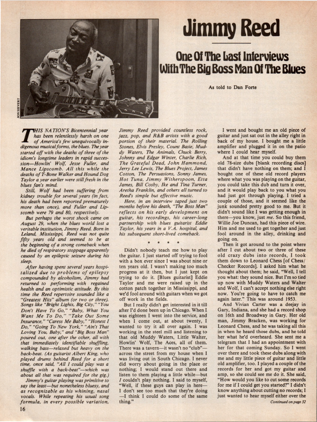 Elvis Presley and The Stones covered his songs, Albert King played ...