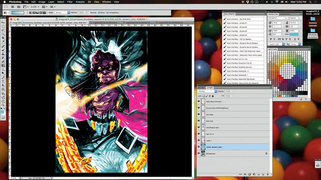 Combine traditional and digital skills to create a comic cover ...