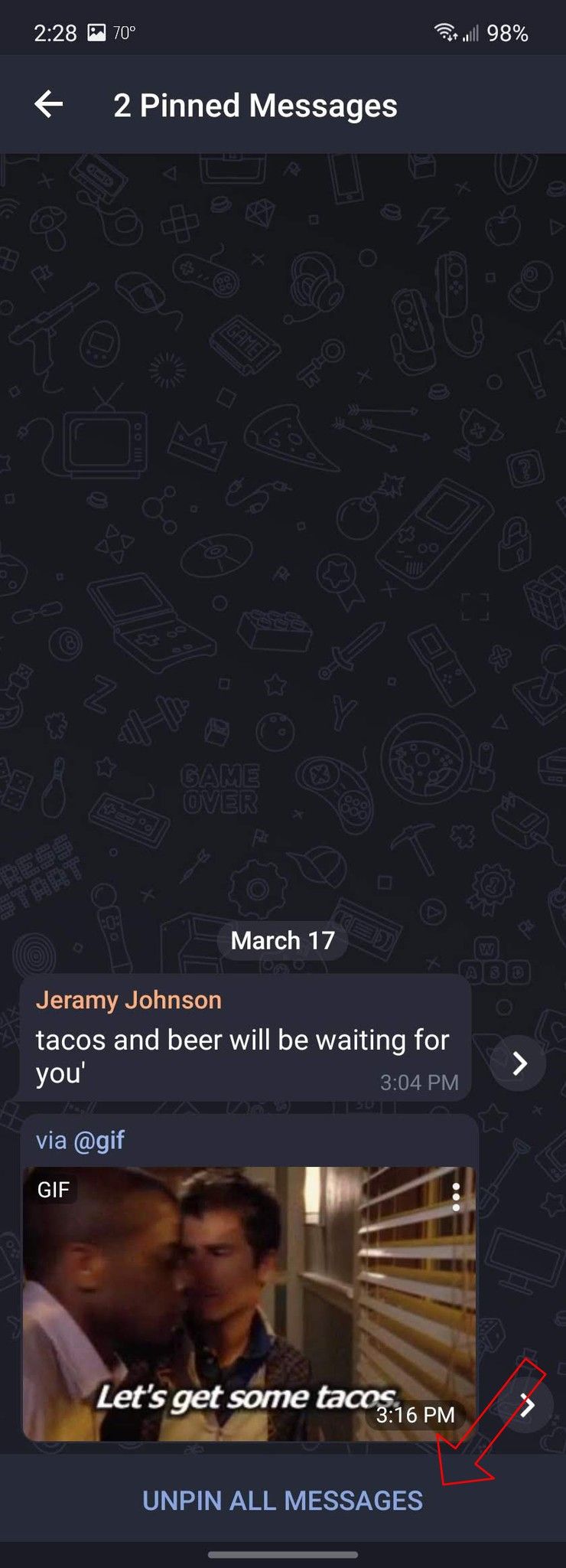 How to pin messages in Telegram chats | Android Central