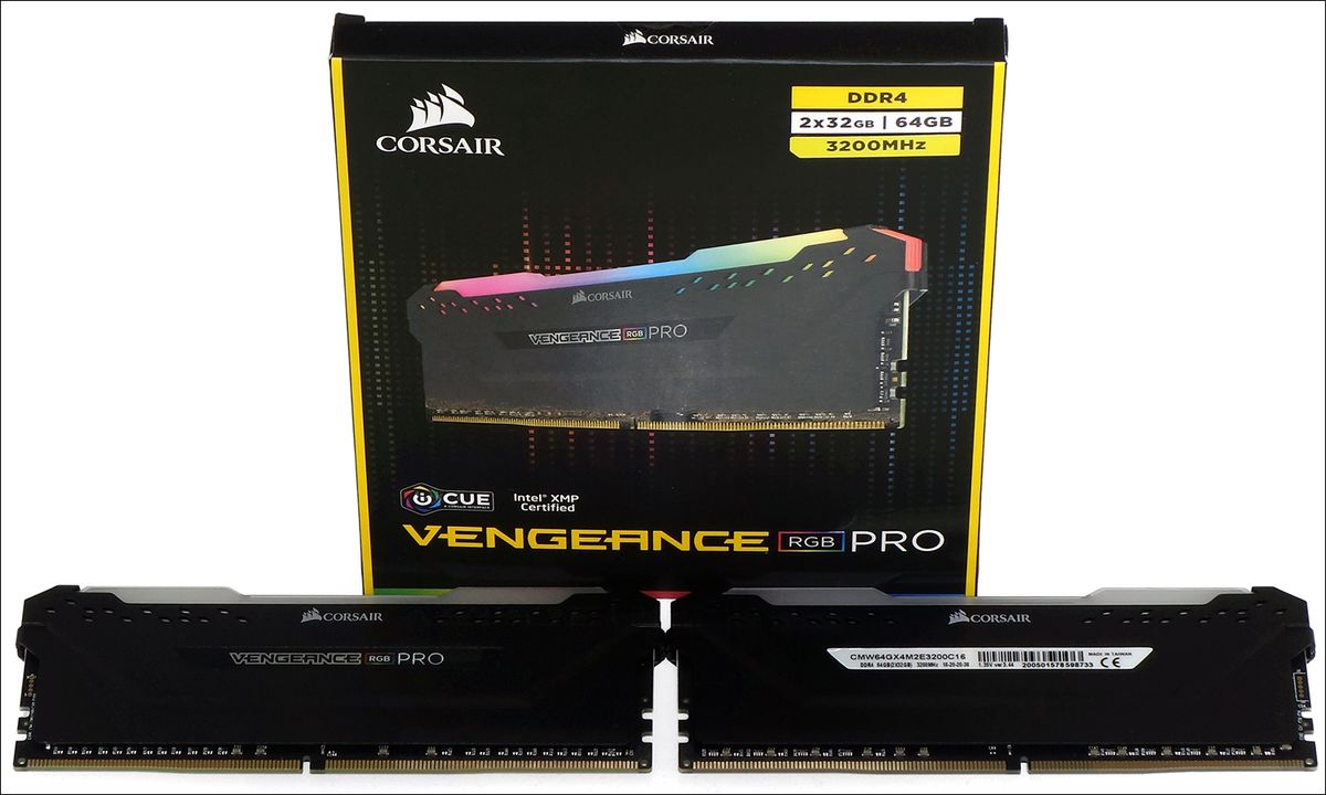 Corsair Vengeance RGB Pro 2x 32GB DDR4-3200 Review: 64GB In the Middle ...
