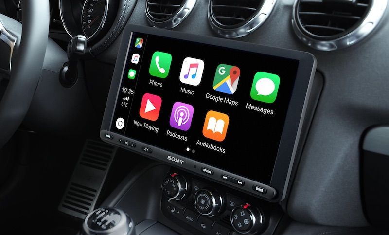 Sony's new receiver adds CarPlay and an expansive 8.9-inch touchscreen ...