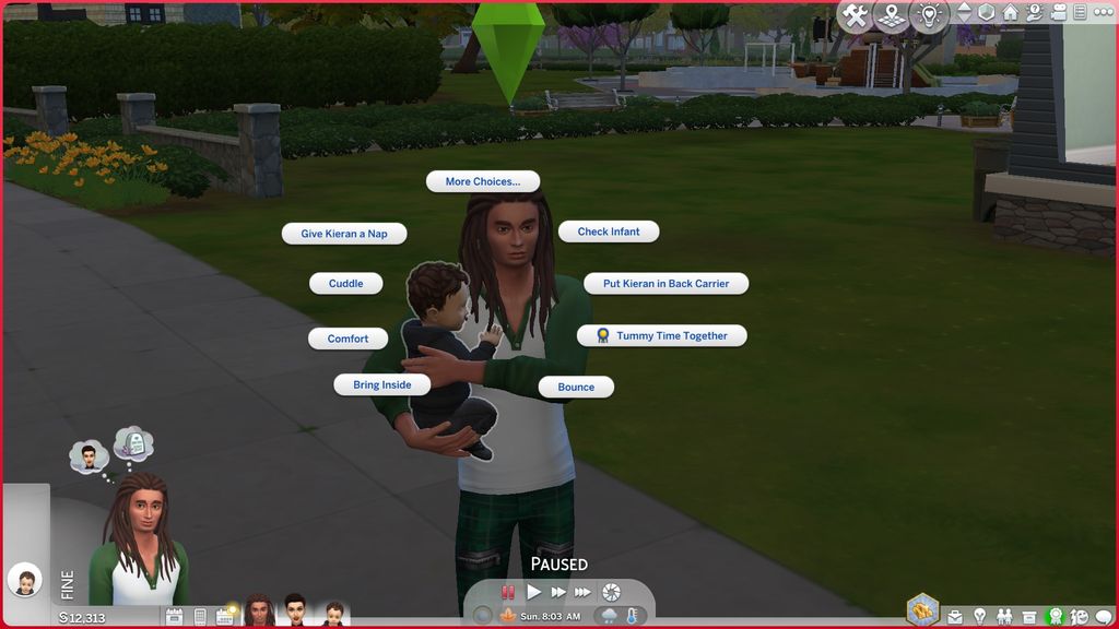 How to find and use The Sims 4 Growing Together baby carrier | GamesRadar+