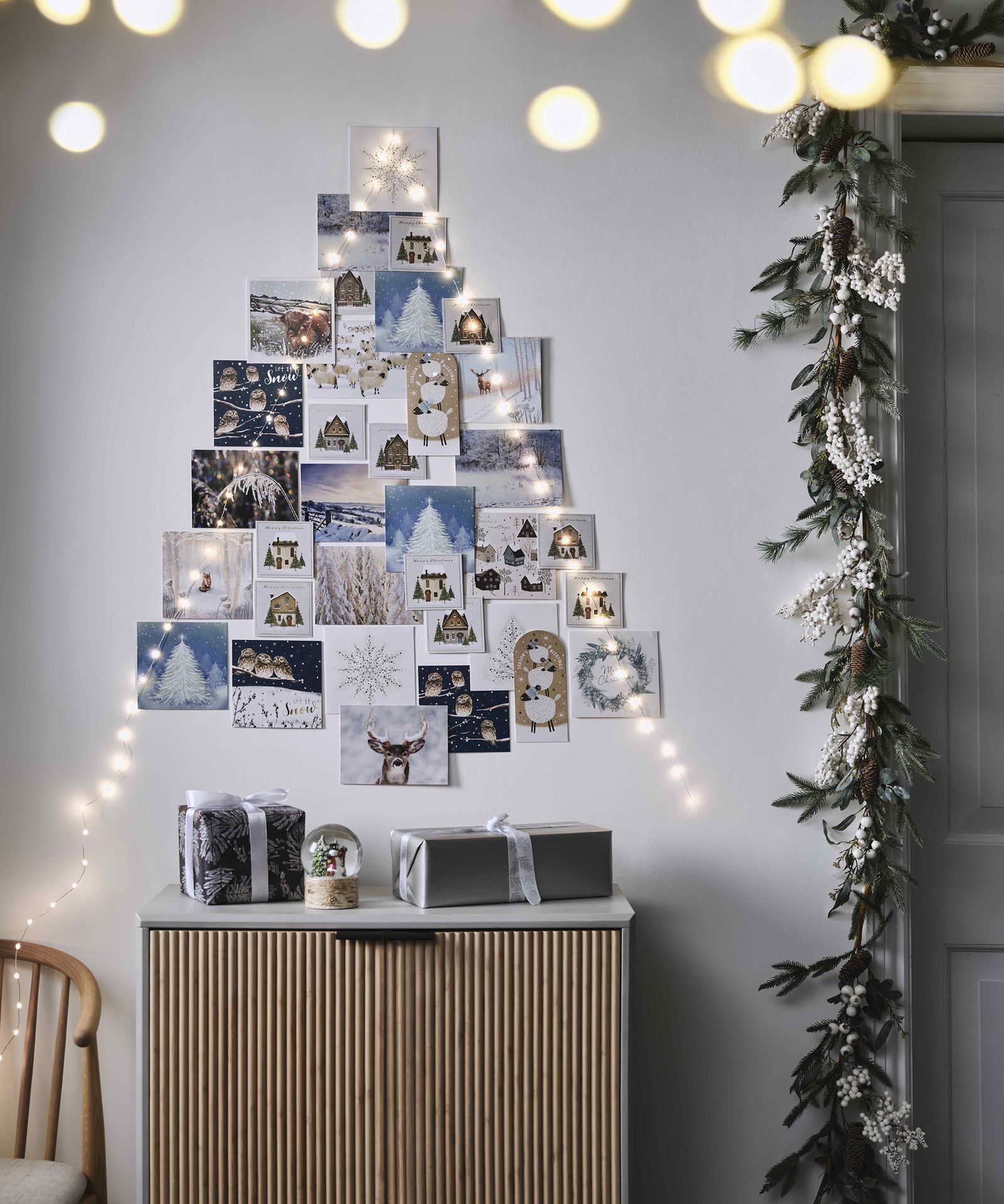 Christmas card display ideas – 16 ways to turn cards into decor | Real ...