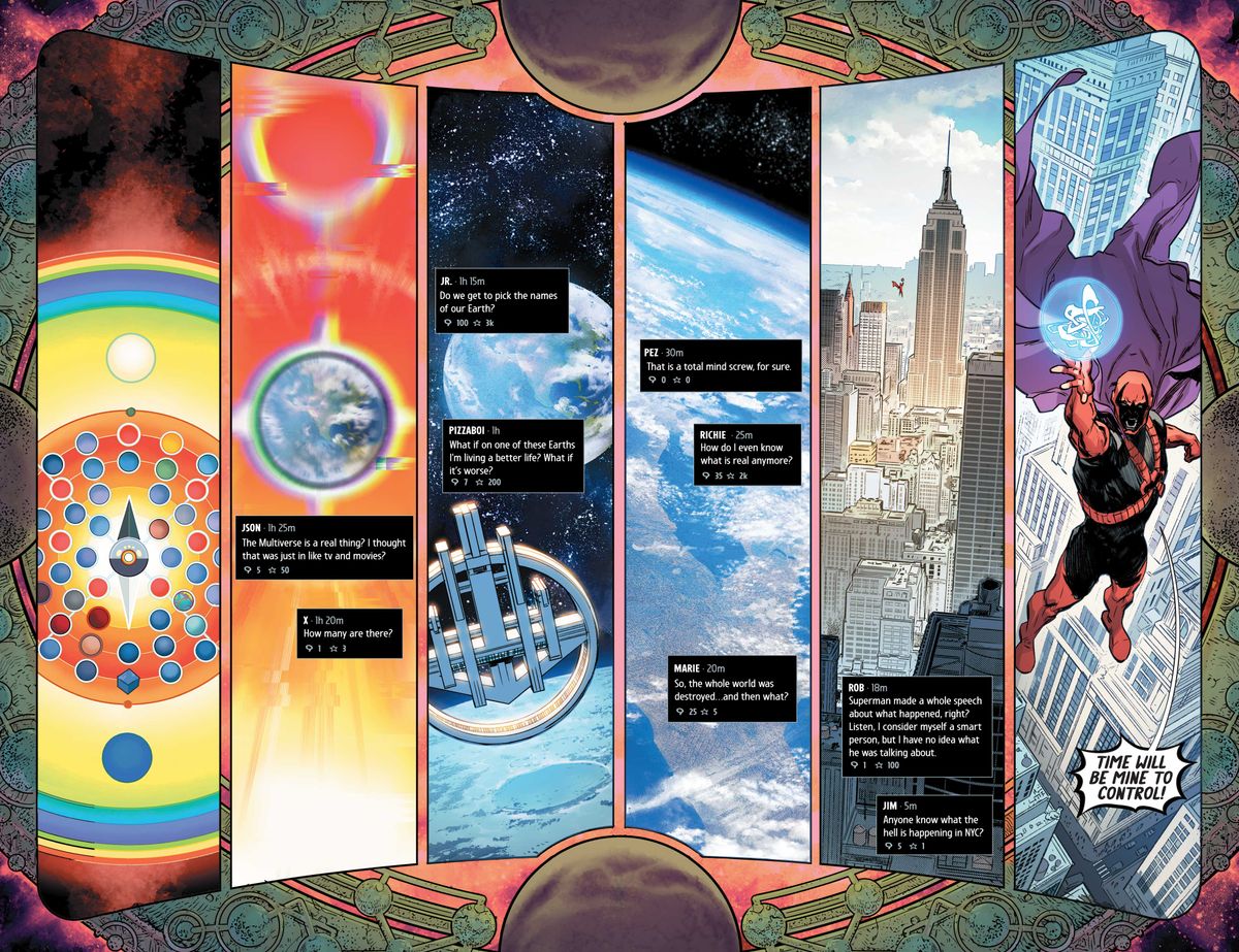 New DC Infinite Frontier #1 preview pages show Flashpoint Batman aping ...