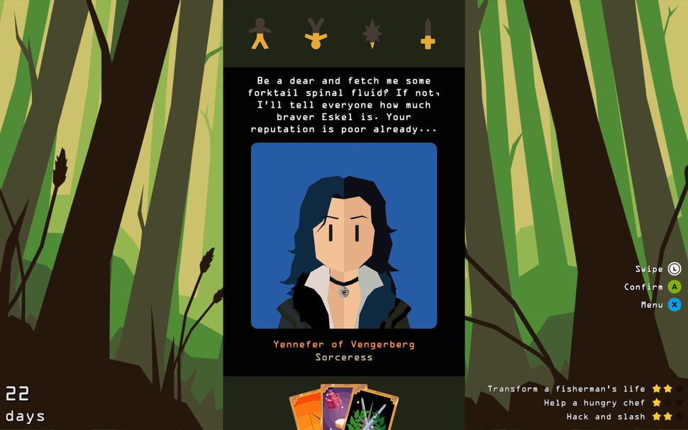 Reigns: The Witcher review | PC Gamer
