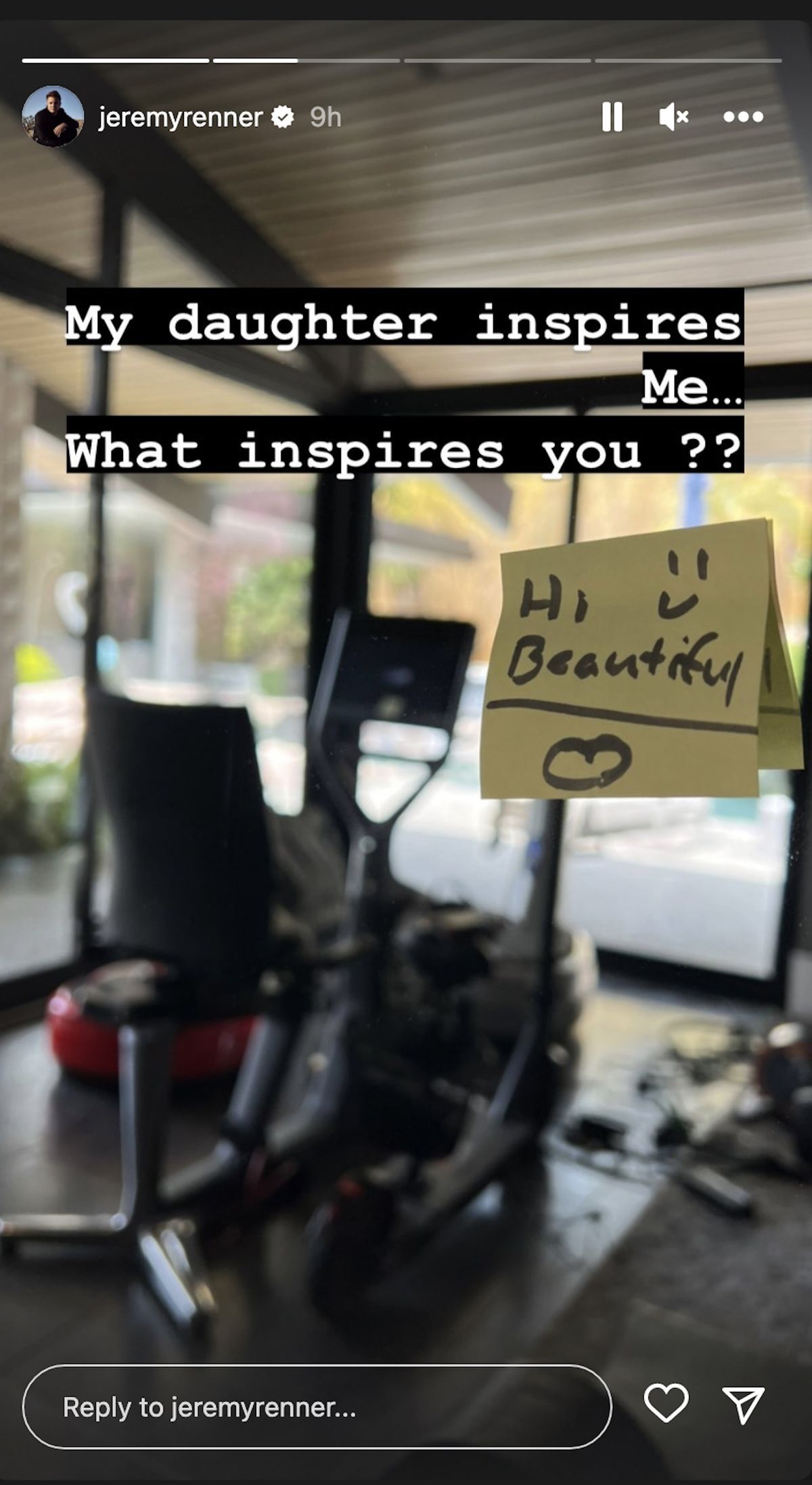Jeremy Renner Shares The Sweetest Way His Daughter Is Helping To ...